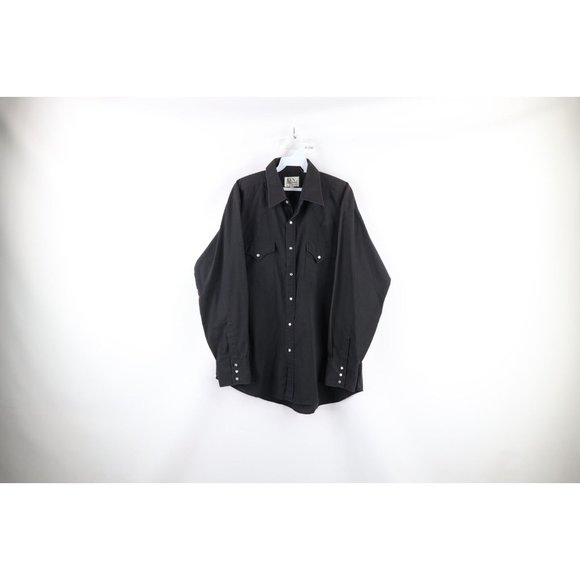 Vintage | Shirts | Vintage 9s Streetwear Mens 7 35 Faded Western Rodeo ...